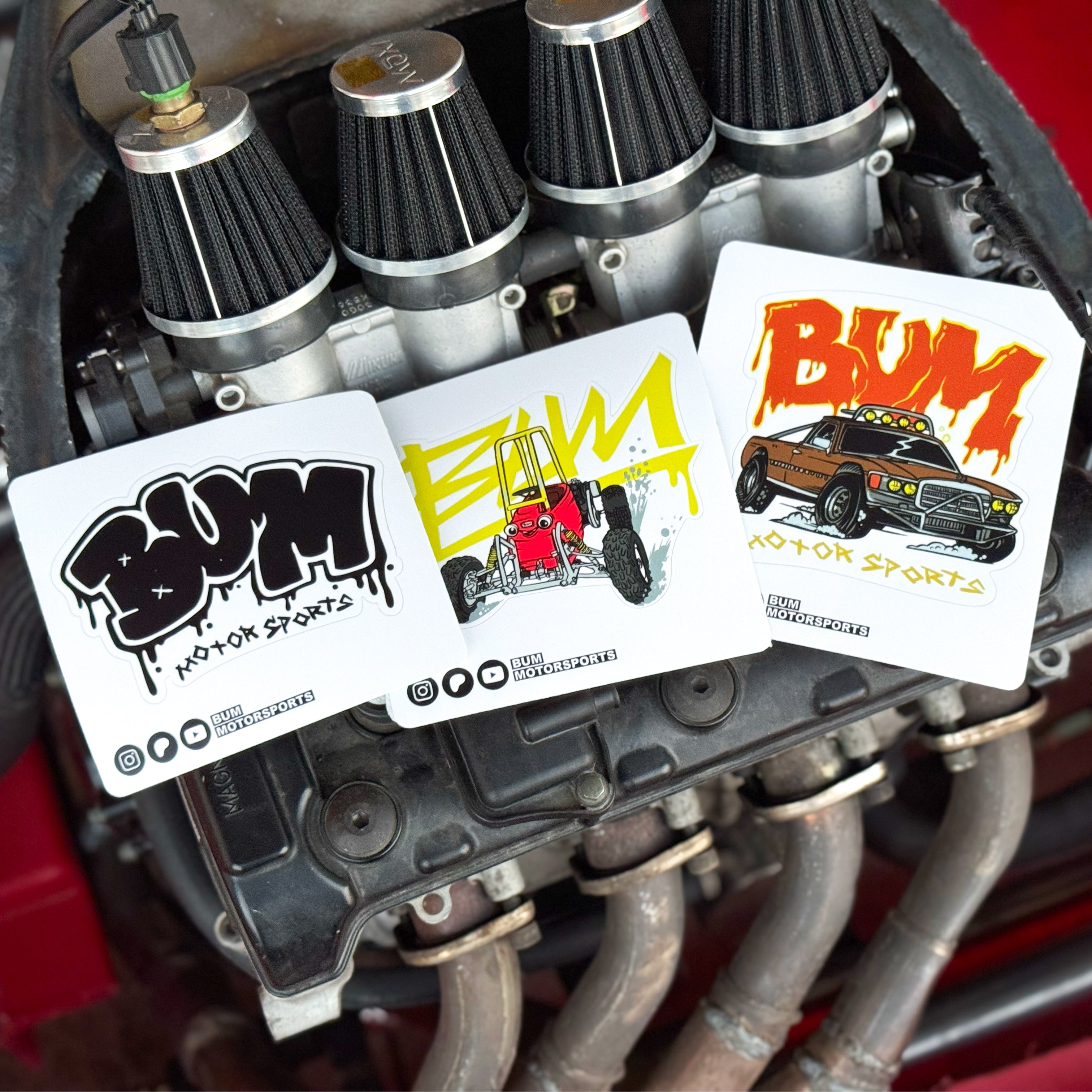 Bum Sticker Pack – Bummotorsport
